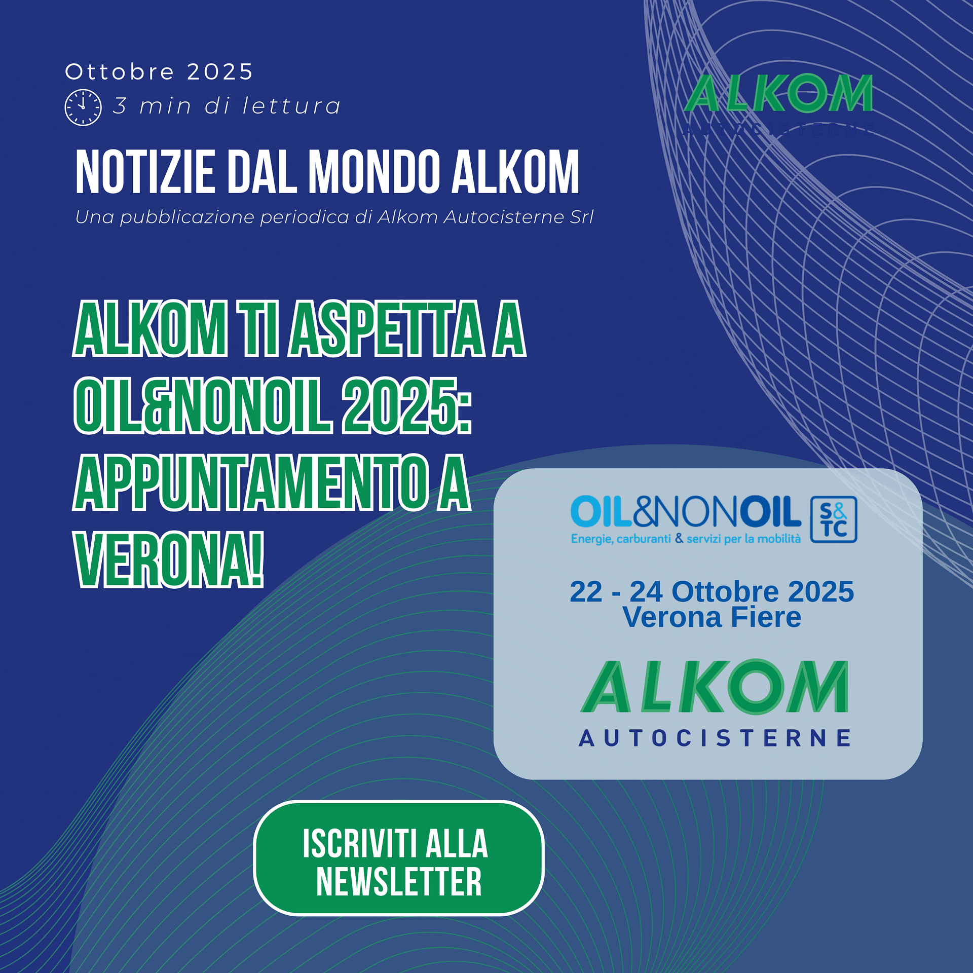 Newsletter Ottobre 2025 | Alkom Autocisterne
